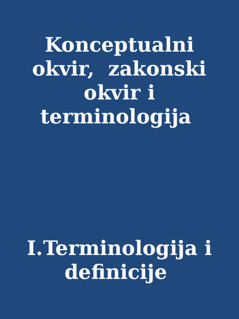 Konceptualni Okvir | PDF