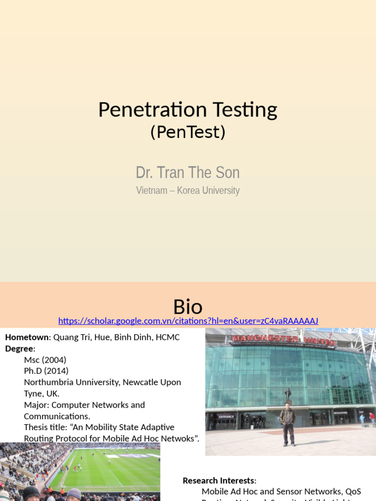 Chapter 1 - PenTest - en | PDF | Security | Computer Security