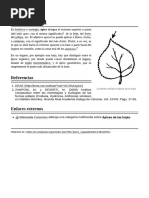 Clasificacion de La Hoja Según El Apice | PDF | Plantas | Organismos