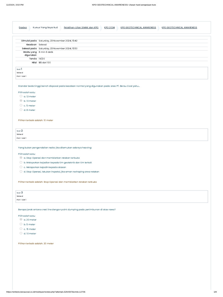 KPO Geoteknikal 2024 | PDF