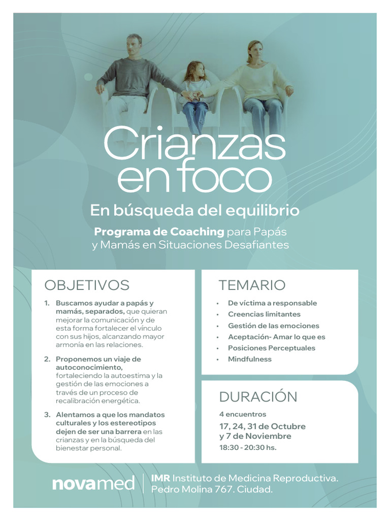 Crianzas en Foco - Programa | PDF | Las emociones | Sicología