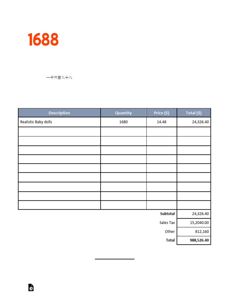Proforma Invoice Template | PDF | Credit Card | Invoice