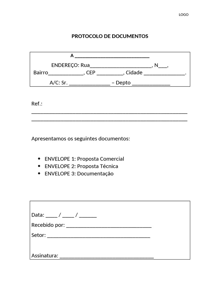 Protocolo de Documentos | PDF