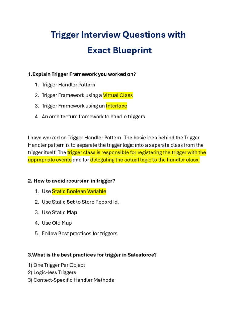 Triggers Interview Questions | PDF | Data Management | Databases