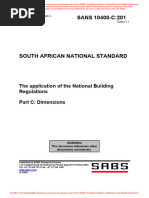 SANS 10400-T 2020 | PDF | Firefighting | Wall