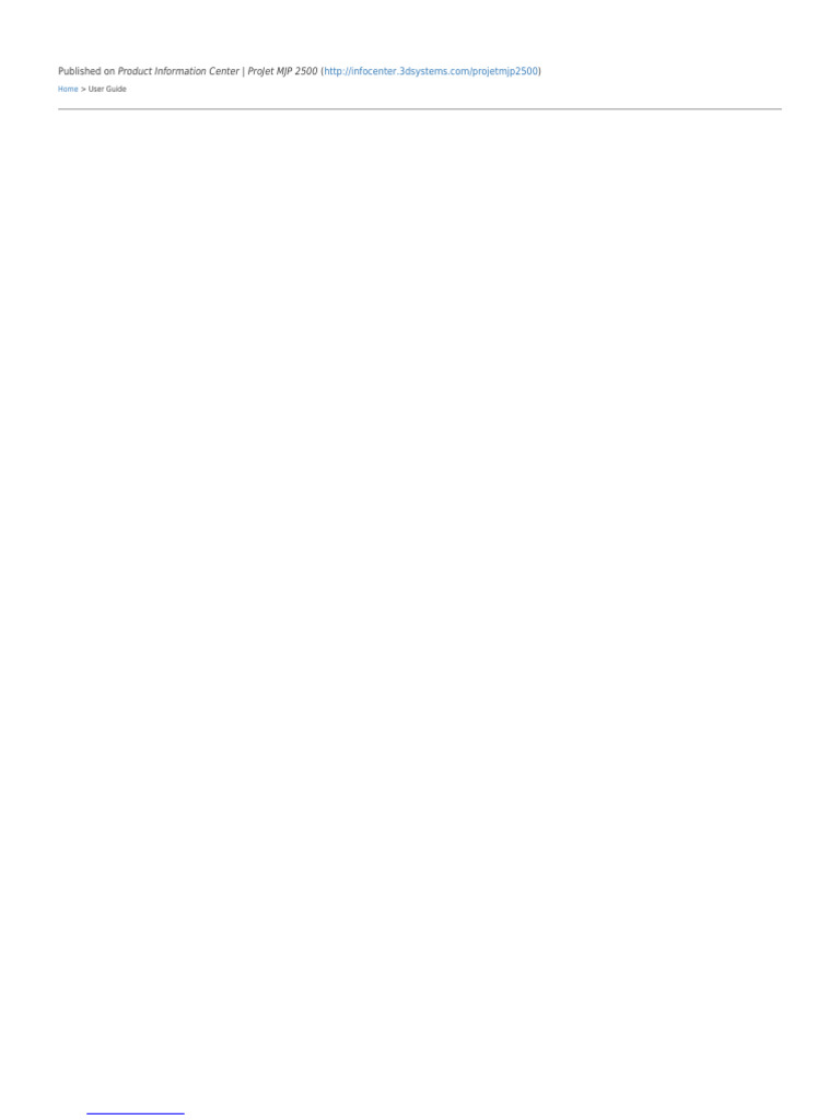 Projet MJP 2500 | PDF | Contact Lens | Printer (Computing)