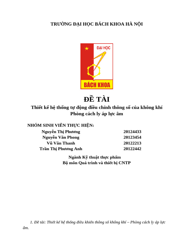 (123doc) Thiet Ke He Thong Dieu Khien Tu Dong Thiet Bi Dieu Chinh Thong So Phong AP Luc Am | PDF