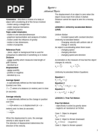 PHYSICS Remedial Course | PDF | Force | Newton's Laws Of Motion