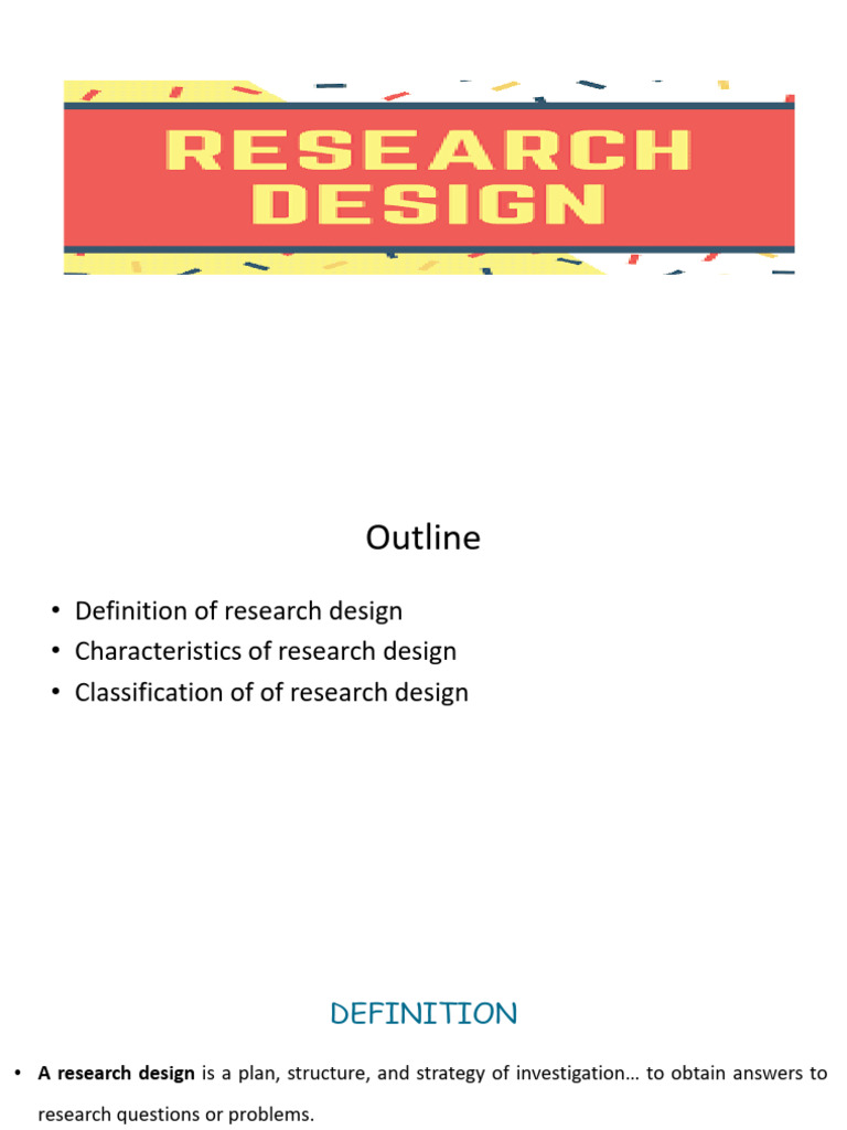 Design For Research | PDF | Methodology | Quantitative Research