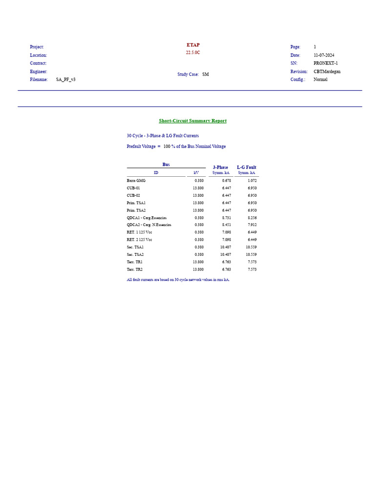 Análise 3F.st1S - Summary-Normal | PDF | Electrical Impedance | Electronics