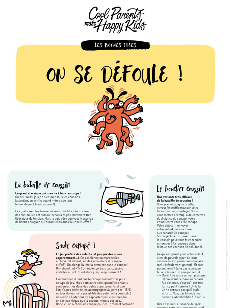 Activités ludiques pour défouler les enfants | PDF
