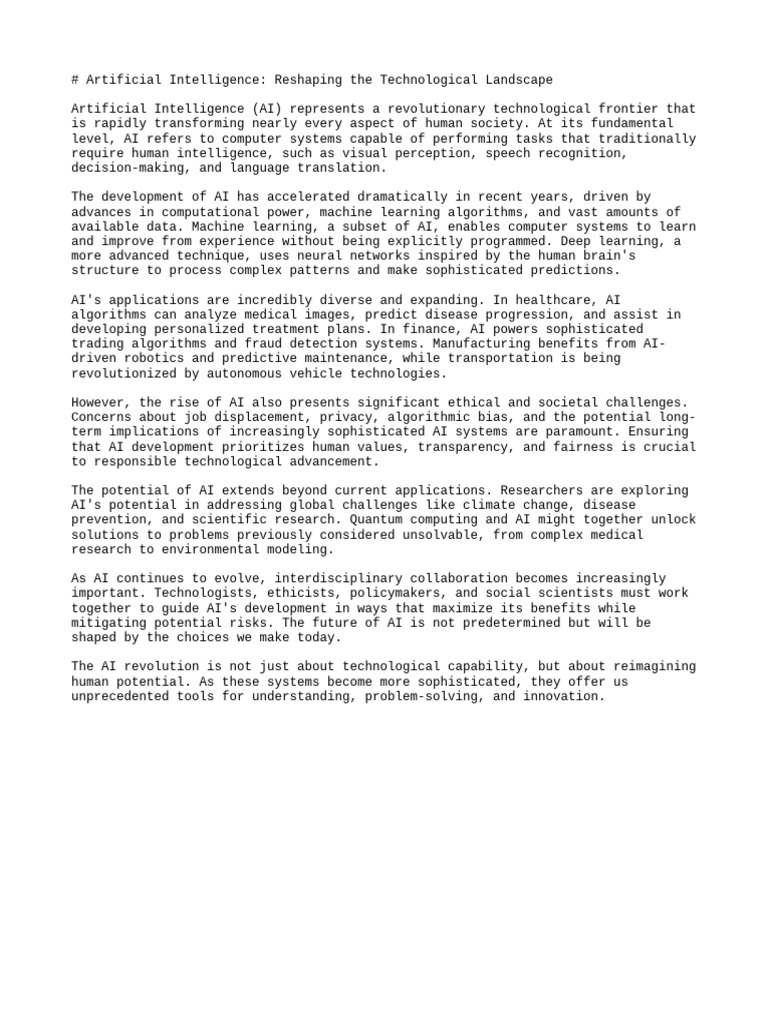 Artificial Intelligence Overview | PDF | Artificial Intelligence | Intelligence (AI) & Semantics