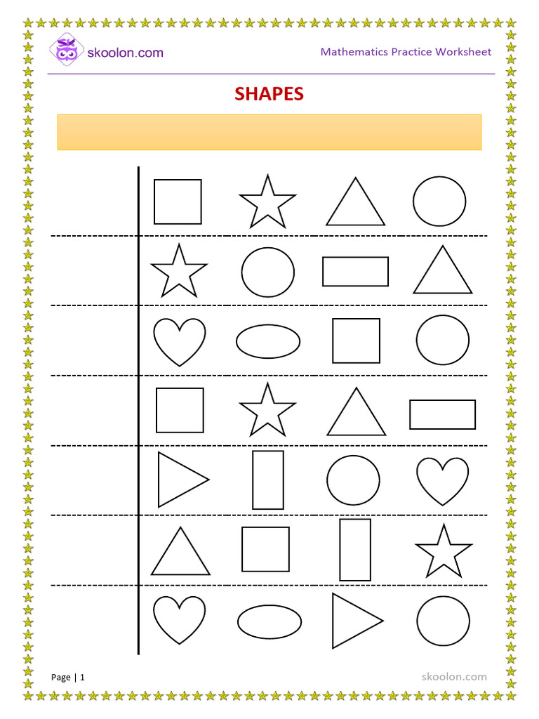 G1 Math Shapes 1 | PDF
