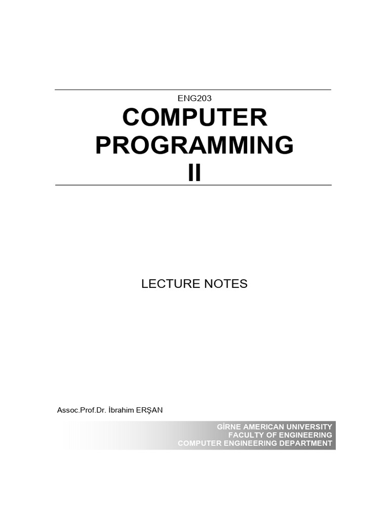 Progamming 2 Revision | PDF | String (Computer Science) | Computer File