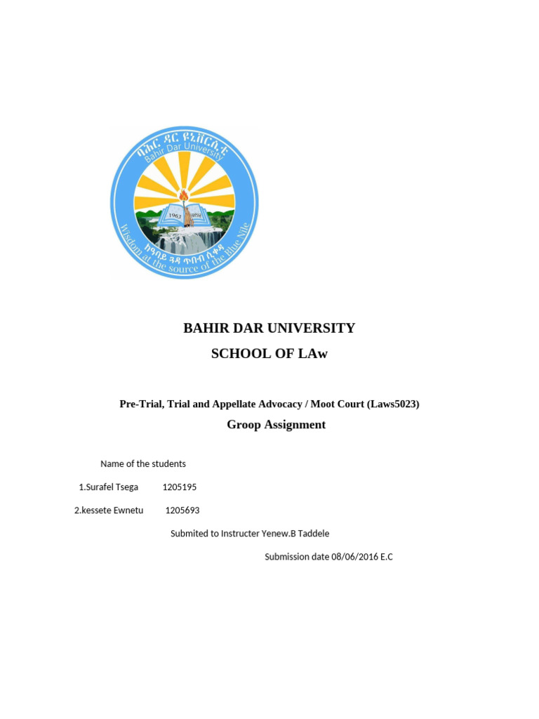 Surafel and Kessete | PDF