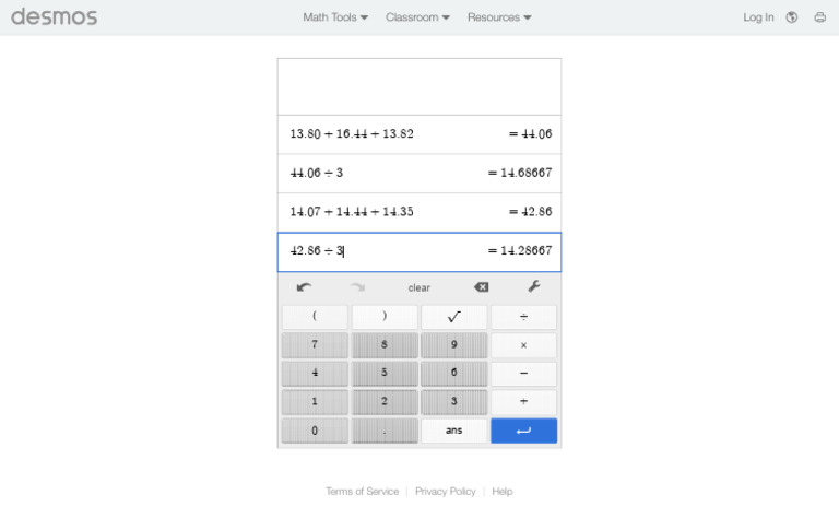 Desmos 4-Function Calculator | PDF