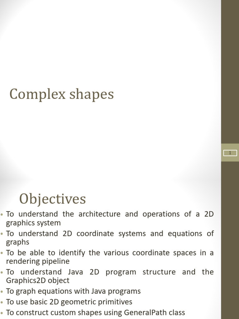 Week03 (Complex Shapes) | PDF | Shape | Area