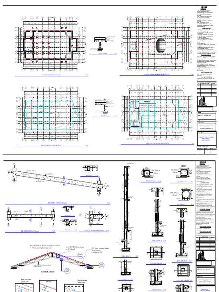 Structural Drawings | PDF