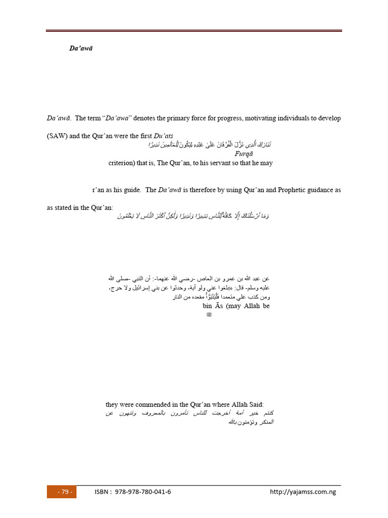 Da'Awā Activities in Dutsinma Local Government Area | PDF | Muhammad ...