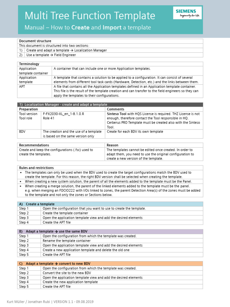 Multitree Template Manual V1.1 | PDF | Computing Platforms | Computer ...