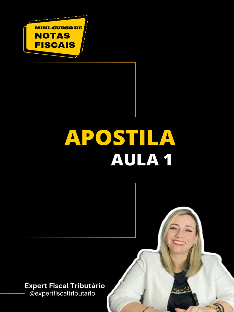 Apostila Notas Fiscais-Aula1 | PDF | Contabilidade | Recibo