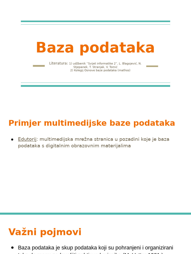 Baza Podataka | PDF