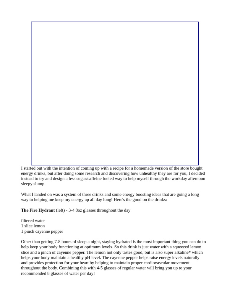 Energy Drinks Pdf Ginger Drink