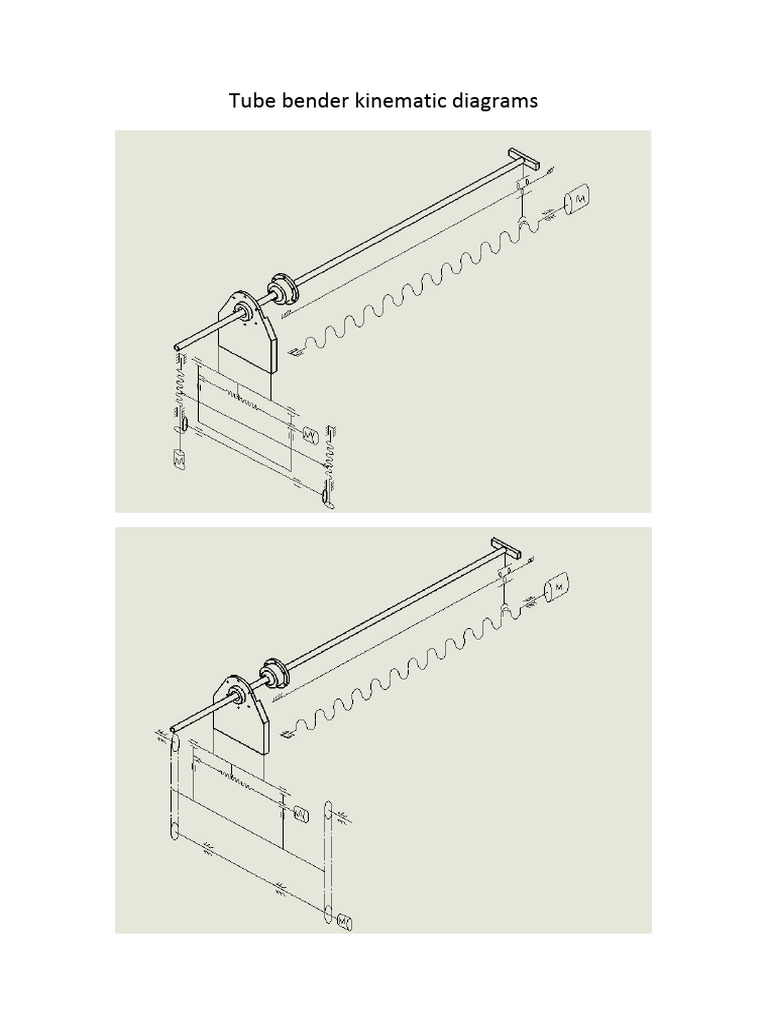 Tube Bender Kinematic Diagrams Explained | PDF
