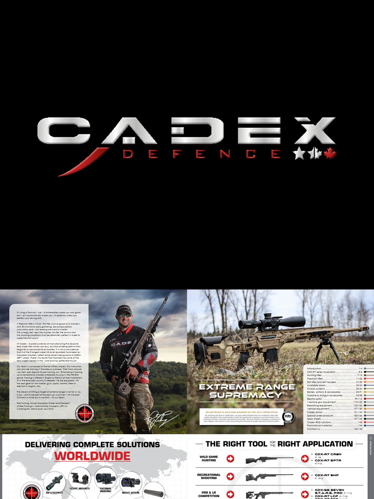 WP Contentuploads202306Catalog Cadex Defence 2023 PDF | PDF | Rifle | Gun Barrel