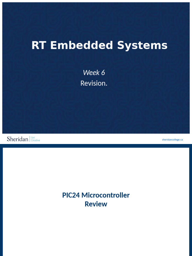 RT Embedded Systems-Week 6 - Revision | PDF | Embedded System ...