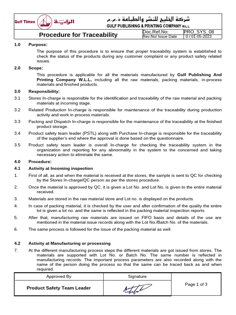 PRO_SYS_08 | PDF