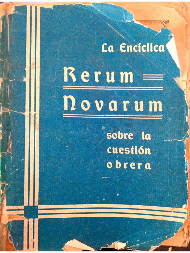 Encíclica Rerum Novarum | PDF