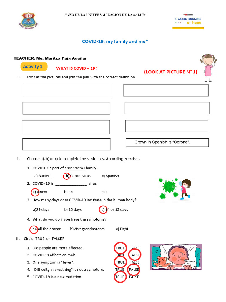 WORKSHEET N°1 -3rd | PDF | Breathing | Epidemiology