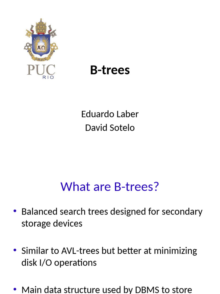 B-Trees | PDF | Theoretical Computer Science | Algorithms And Data Structures