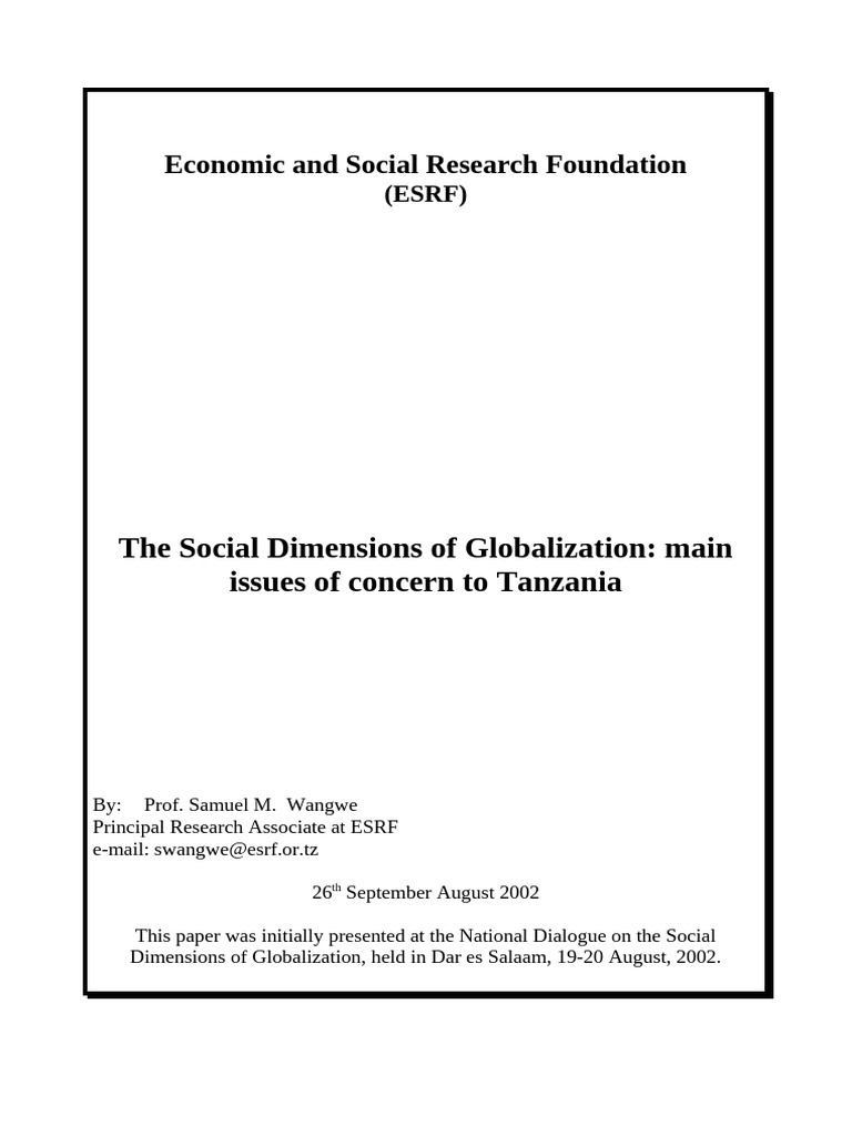 The Social Dimension of Globalization-rev2-Sept26 | PDF | Labour ...