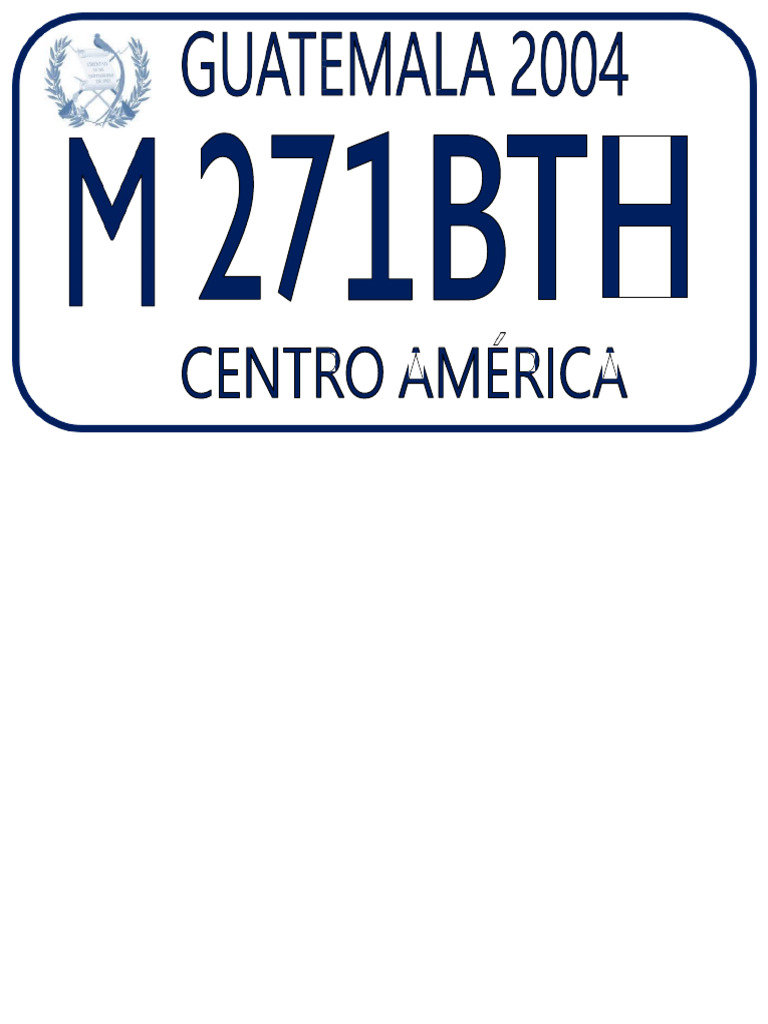 Formato de Placa de Moto | PDF