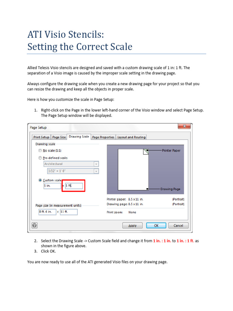 Setting The Correct Scale | PDF