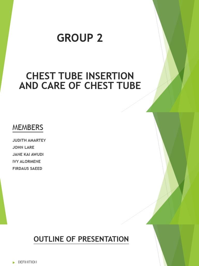 Copy-CHEST TUBE | PDF | Thorax | Clinical Medicine