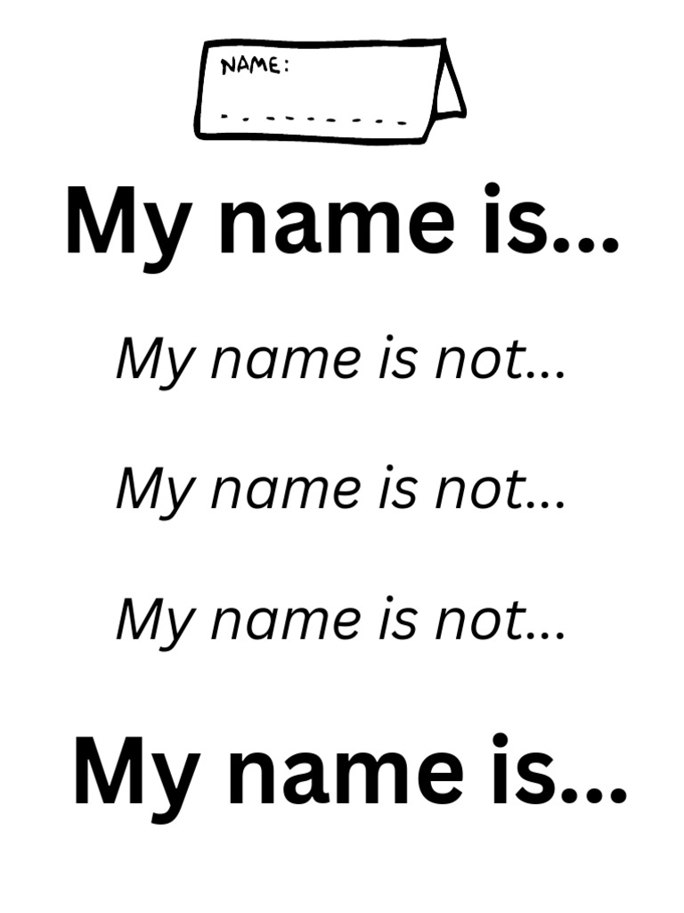 My Name Is... | PDF
