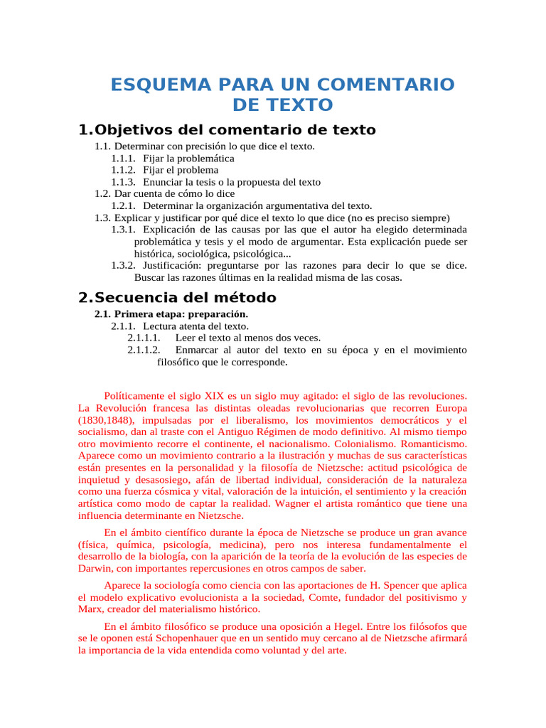 COMENTARIO Nietzsche | PDF