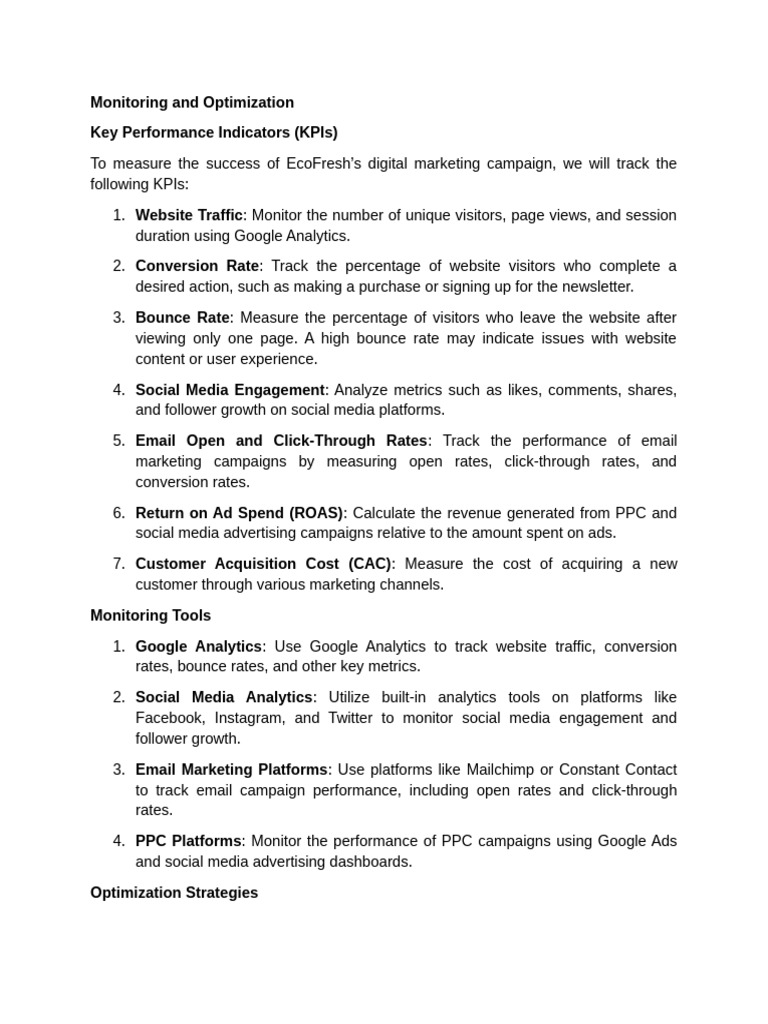 Monitoring and Optimization-Assignment 2 | PDF | Popular Culture & Media Studies | Social Media