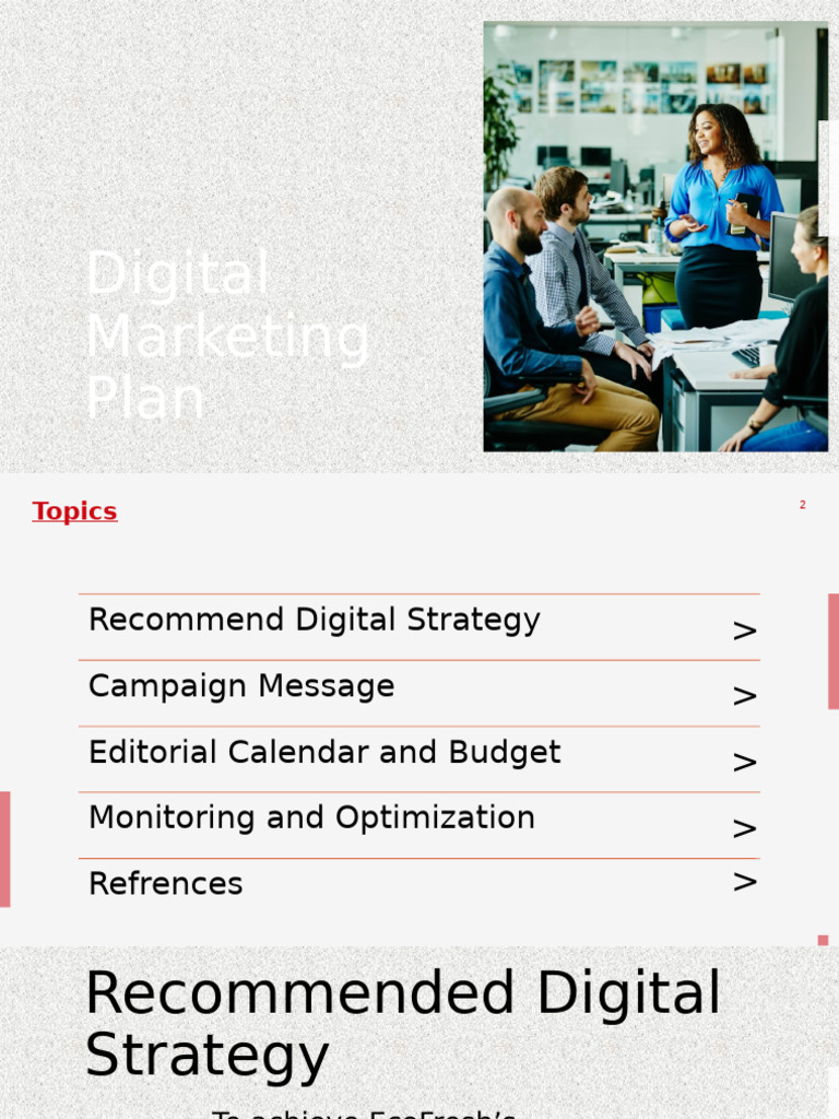 Assignment 3 - Digital Marketing Plan | PDF | Popular Culture & Media ...