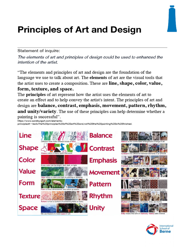 Principles of Art and Design | PDF | Color | Vision