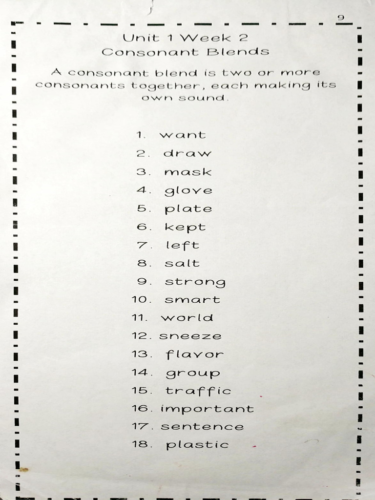 Word Unit 1 Week 2 | PDF