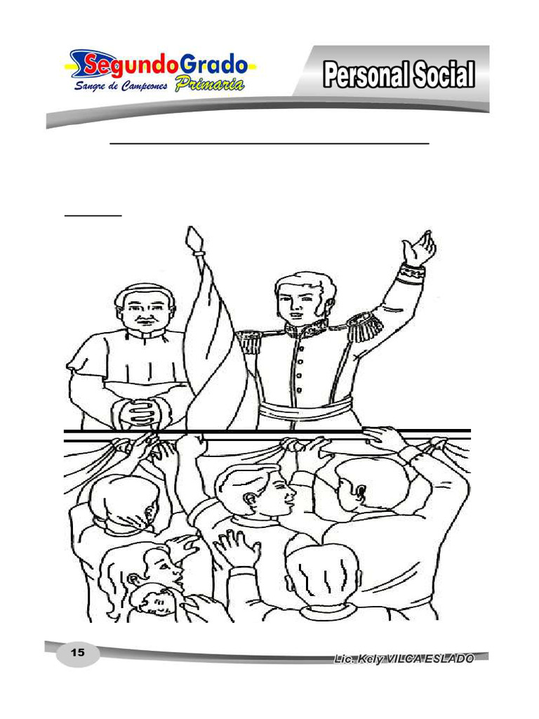 Independencia DL Peru para Colorear | PDF