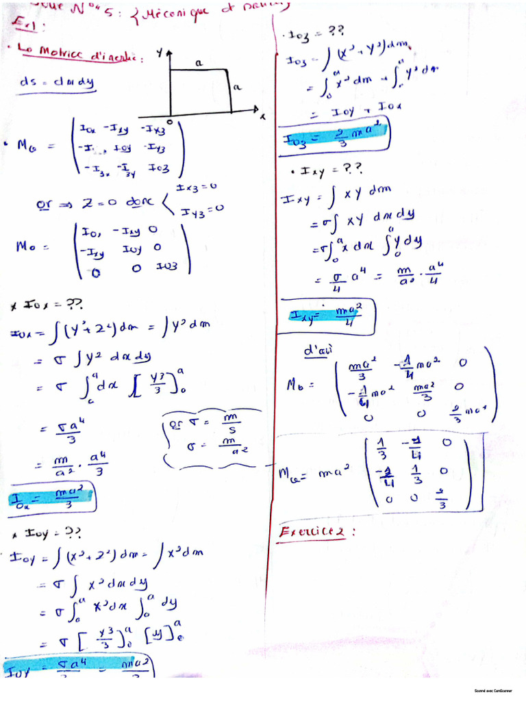 TD 5 Mécanique Du Solide | PDF