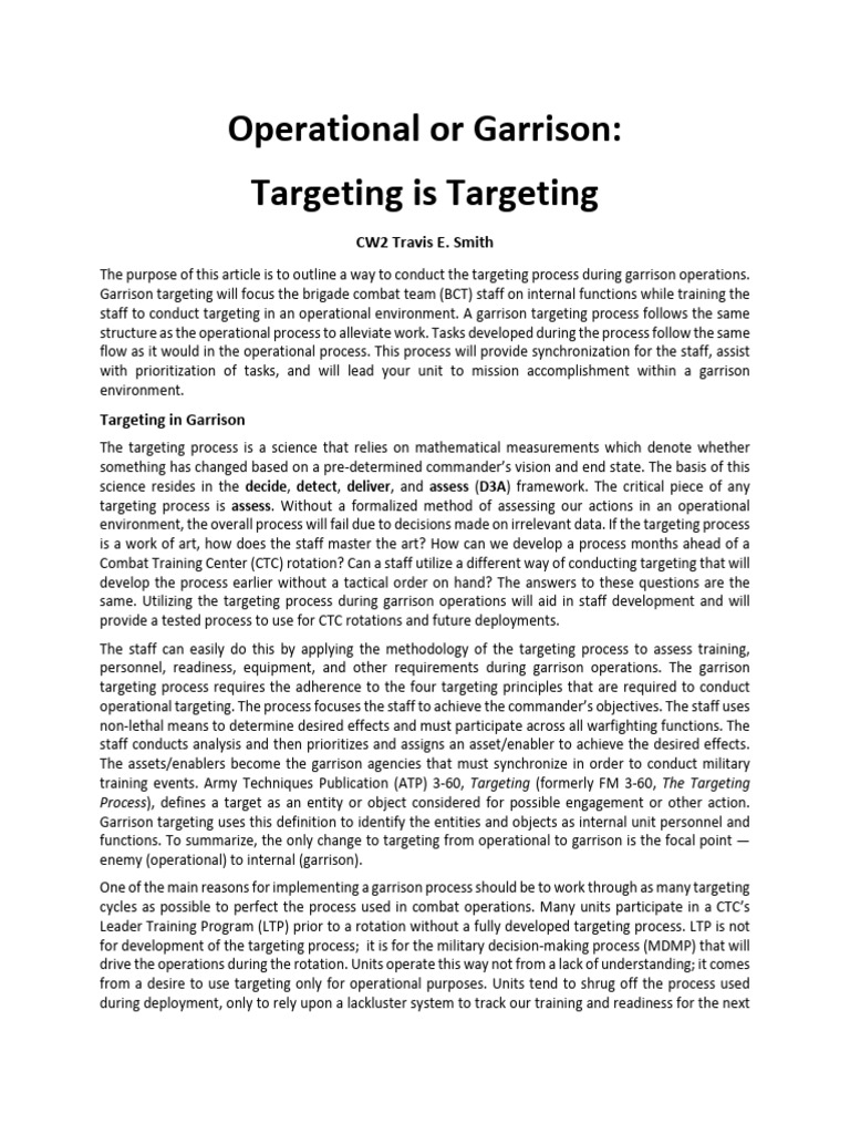 Smith-Targeting TEXT | PDF