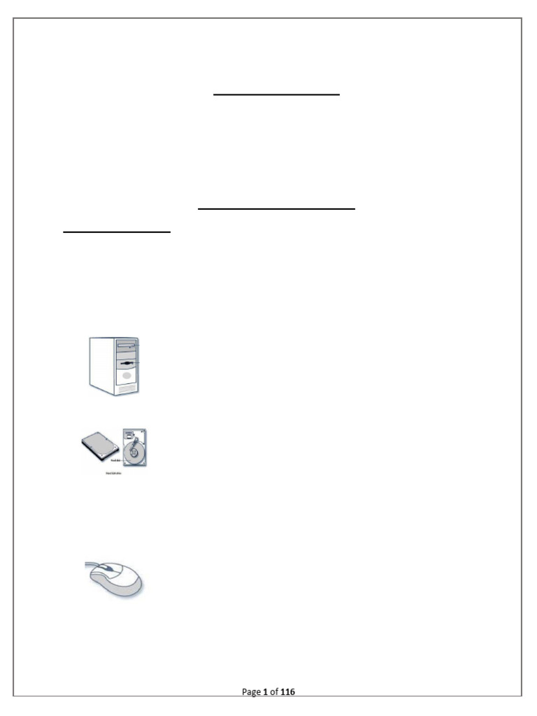 SUBSIDIARY ICT Notes 2023 | PDF | Computer File | Usb
