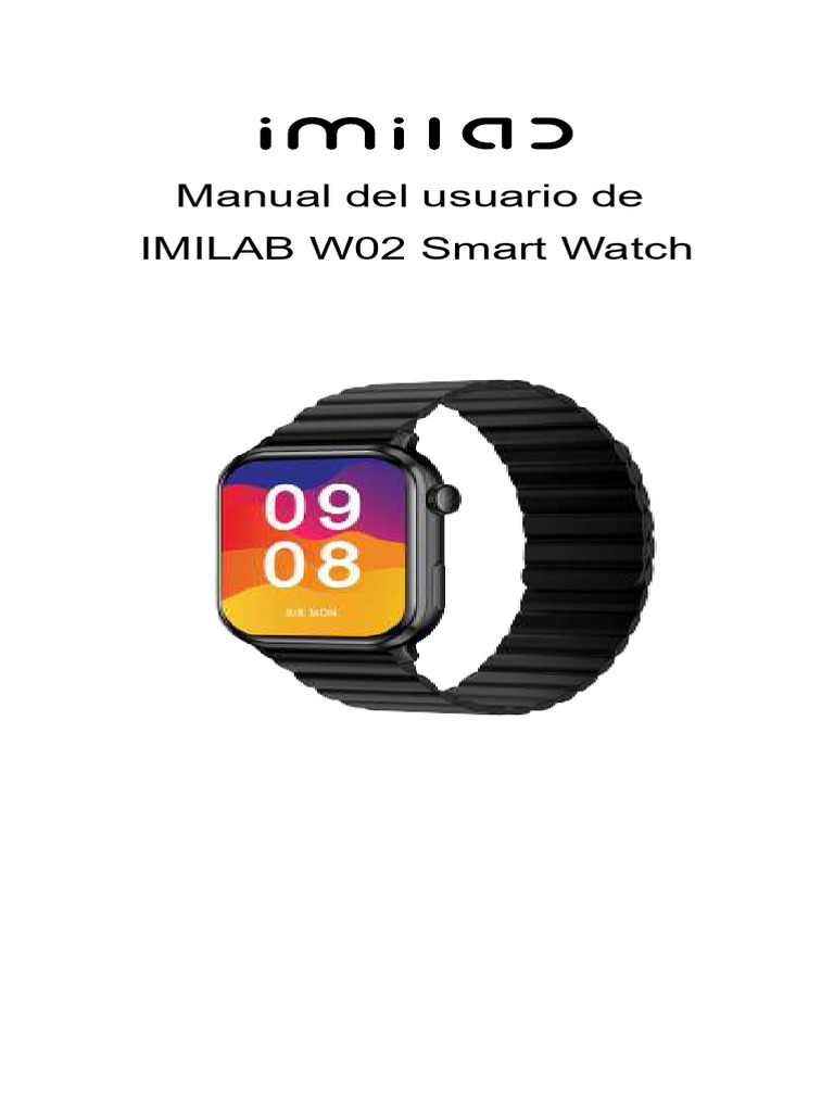 Guía del IMILAB W02 Smart Watch | PDF | Ios | Bluetooth
