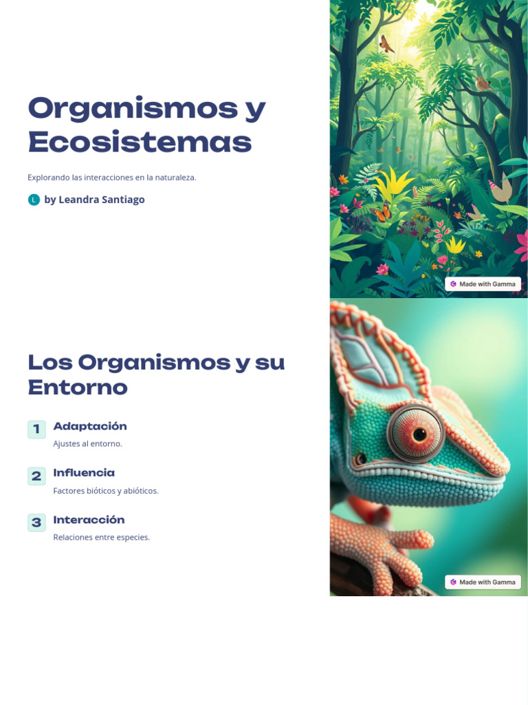 Organismos y Ecosistemas | PDF